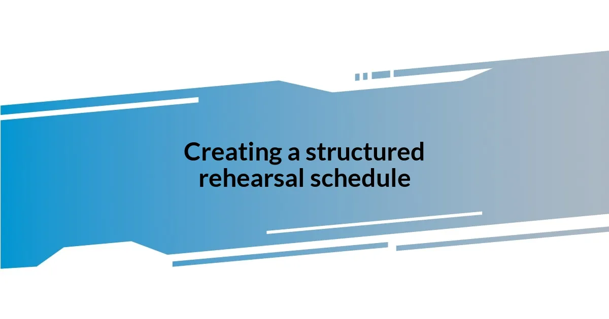 My process of rehearsing effectively / enkelination.com